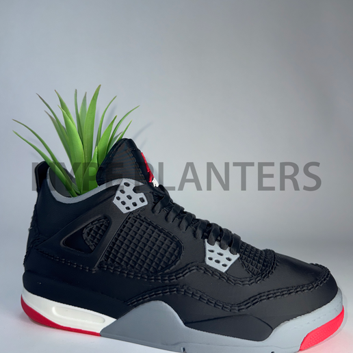 🇯🇴 Jordan 4 Bred Ikea planter・ STL File for 3D printing・Cults
