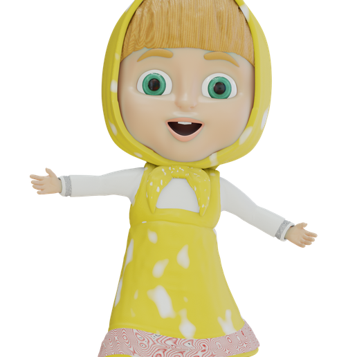 🐻 Masha and the bear・ STL File for 3D printing・Cults