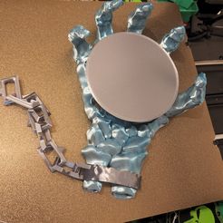 3D printed Skeleton Hand: Halloween Self-Adjusting Coaster • made with ...