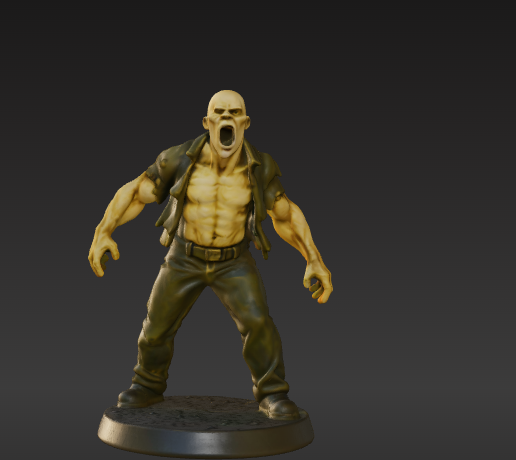 🧟 Alpha Zombie - I Am Legend Fan Art・Fichier STL pour Impression 3D・Cults