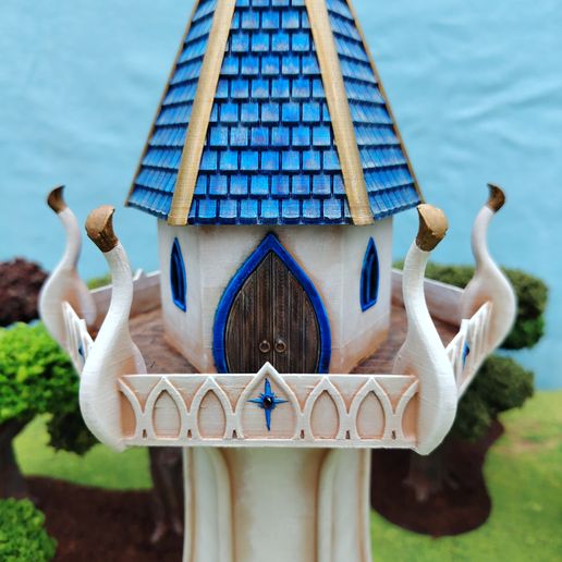 🧝 High Elf Tower・ STL File for 3D printing・Cults