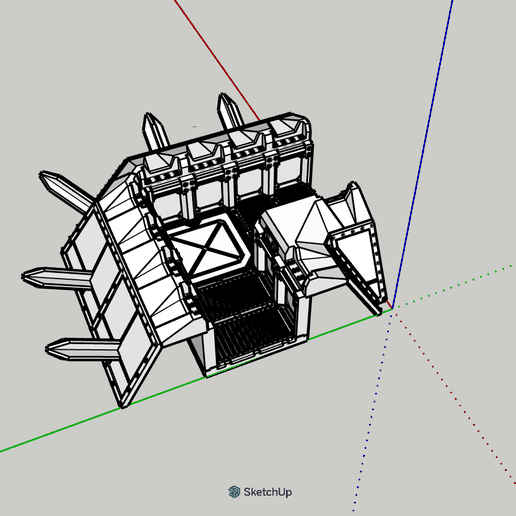 🎲 Iron Creed Trench (Corner)・ STL File for 3D printing・Cults