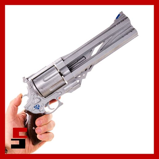 🌹 Blue Rose Devil May Cry DMC Prop Replica Gun Revolver Prop Replica ...