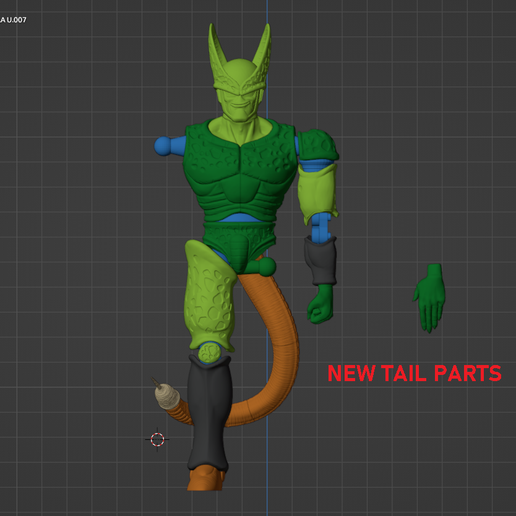 🦸 Cell Second Form action figure・ STL File for 3D printing・Cults