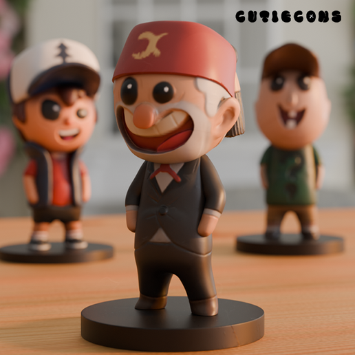 🎃 Grunkle Stan Gravity Falls・Free STL File for 3D printing・Cults