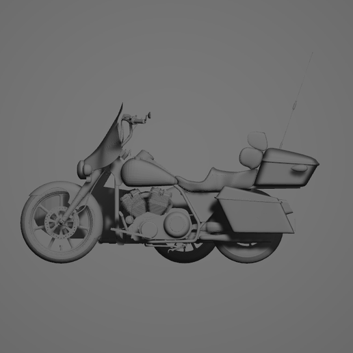 🏍️ Harley Electra Glide with Sidecar – 3D Printable Motorcycle Model ...