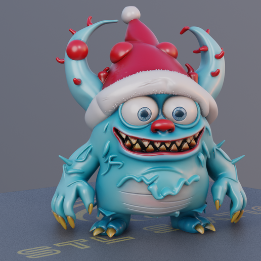 👹 Snuggle Snout 3D Printable Cute Monster Model・ STL File for 3D ...