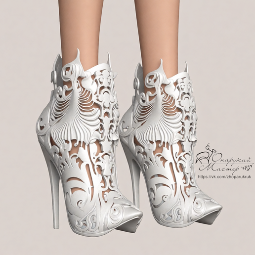 👹 Zapatos estampados para muñeca Monster High G1.・Archivo 3D Gratis ...