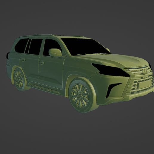 STL file Lexus LX 570 2016 🚗 (OBJ, 3MF, and GCODE)・Template to download ...