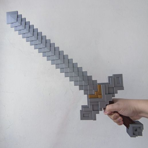 🎬 A Minecraft Movie Iron and Diamond Sword. Movie, video game, props ...