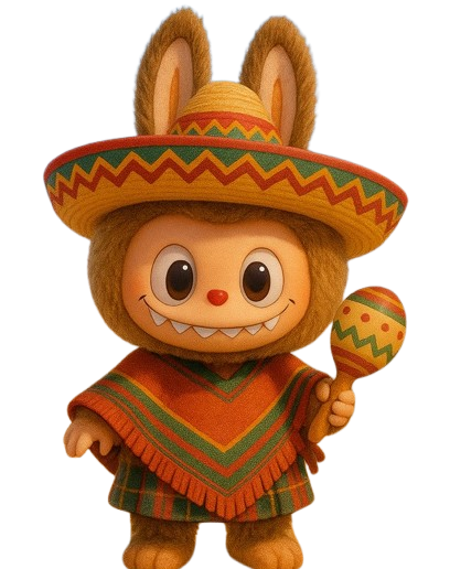 🦸 Mexican labubu doll・ STL File for 3D printing・Cults