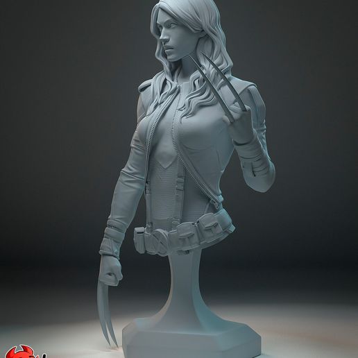 👤 Bust of X-23・ STL File for 3D printing・Cults