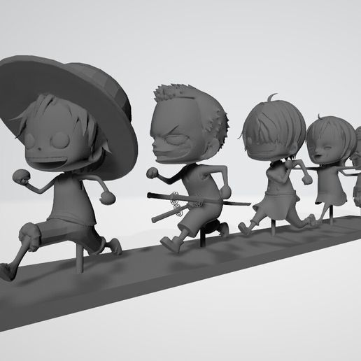 STL file One piece collection 🦸 ・3D print model to download・Cults