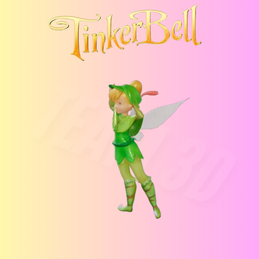 STL file tinkerbell 🔔 ・3D printer design to download・Cults