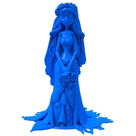👻 ghost bride / bridal dress / bride / Cartoon Bride / curly hair bride ...