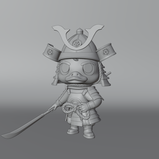 STL file Pato Samurai 🗡️ ・3D printing design to download・Cults