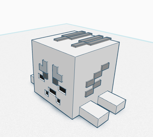 🦸 (MINECRAFT) GHAS HAPPY・Free STL File for 3D printing・Cults