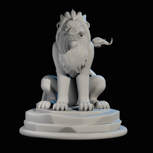 🦁 Scar (the lion king)・ STL File for 3D printing・Cults