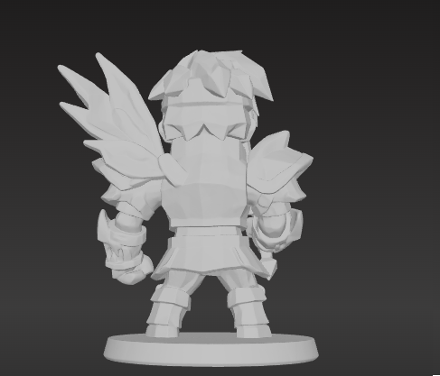 🎯 Dart, The Flame Warrior - Low Poly・Archivo STL Gratis para Impresión ...
