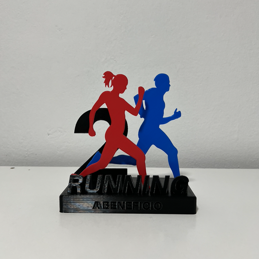 🏃 Running Trophy・ STL File for 3D printing・Cults