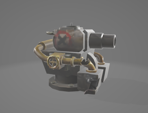 🔫 Scrap Cannon | Metal Slug・ OBJ File for 3D printing・Cults