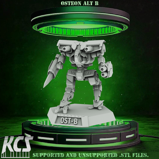 🎲 Battletechnology Osteon Alt B・ 3D File for 3D printing・Cults