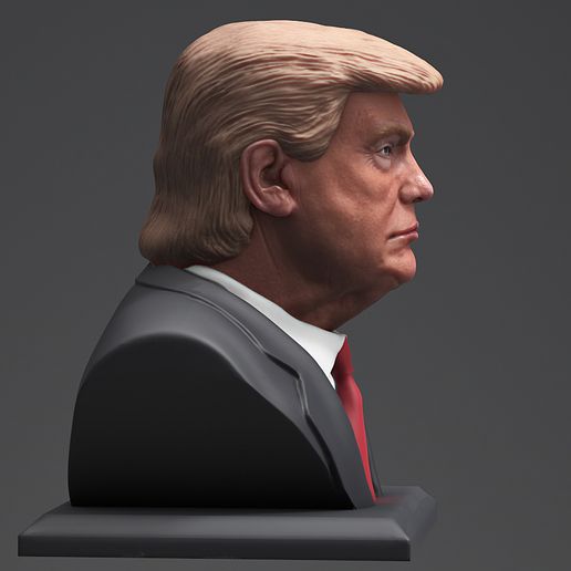 👤 Donald Trump, president donald trump, trump bust, trump 3d print ...