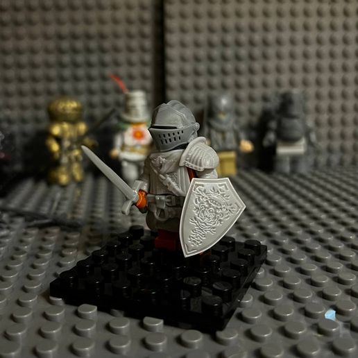Archivo STL ELITE KNIGHT FROM DARK SOULS MINIFIGURE CUSTOM SET 🧸 ...