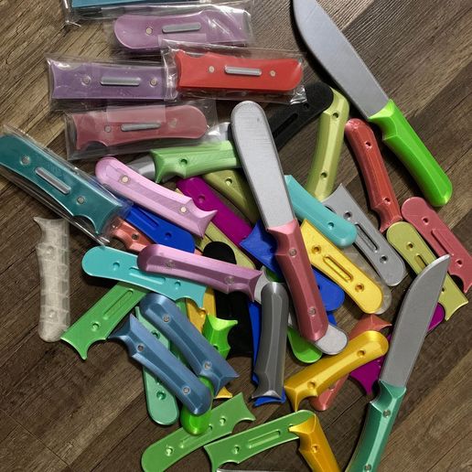 STL file Play Kitchen Knife Set ️ (GCODE)・3D printable model to ...