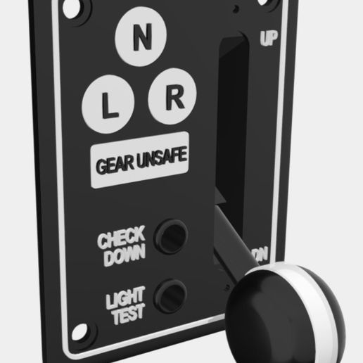Free 3D file TBM 900 Landing gear panel 🛬 ・Object to download and to 3D ...