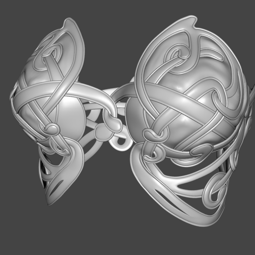 👗 Shi-fi breastplate-bra・ STL File for 3D printing・Cults