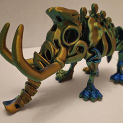 3D printer Flexi Factory Skeleton Mammoth • made with Bambu Lab P1S・Cults