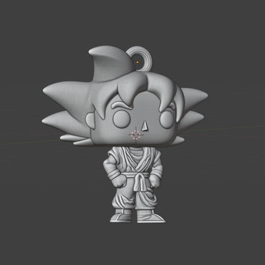 🗝️ GOKU FUNKO KEYCHAIN・ STL File for 3D printing・Cults