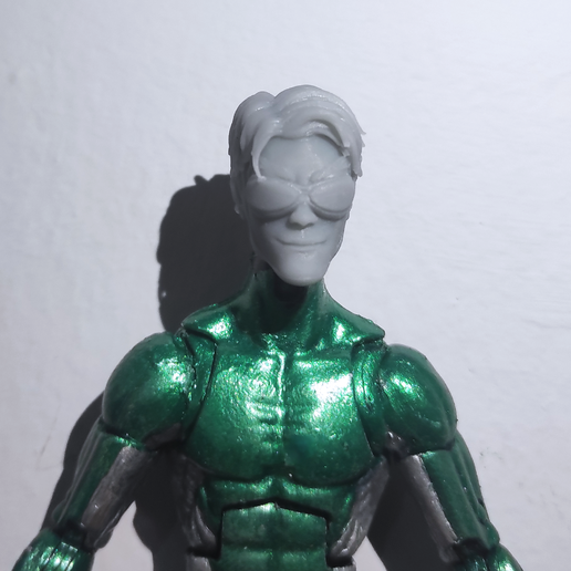 3D file Speed (Marvel legends head) 🦸 ・3D printing idea to download・Cults