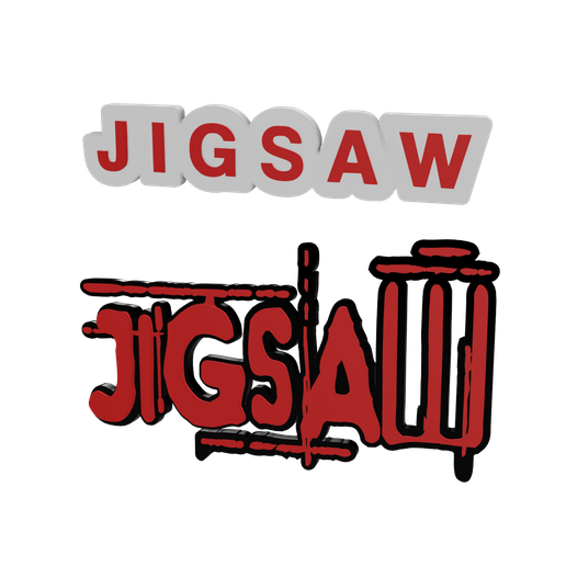 STL file 3D MULTICOLOR LOGO/SIGN - JIGSAW (Two Versions) 🧩 ・3D print ...