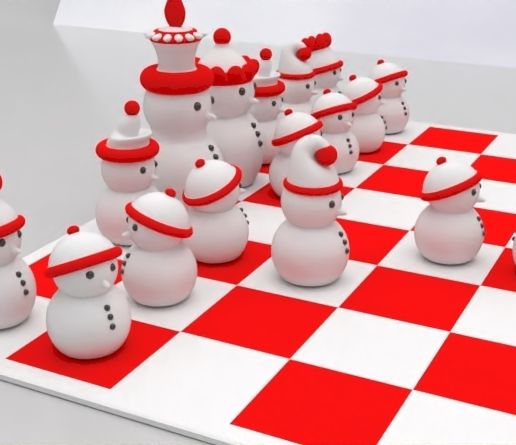 🎄 Christmas gifts. Chess game -Christmas-chess-game・ STL File for 3D ...