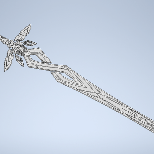 ⭐ Firefly/Sam Honkai: Star Rail Weapon・ OBJ File for 3D printing・Cults