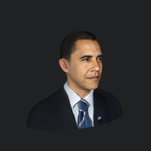 👤 Barack Obama-bust/head/face ready for 3d printing・ 3D File for ・Cults