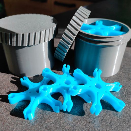 ⭐ Capper star with container・ STL File for 3D printing・Cults