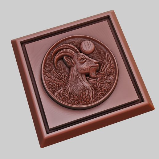 3D file Goat Animal 3D Model for CNC Router Laser & 3D Printer 🐐 ・3D ...