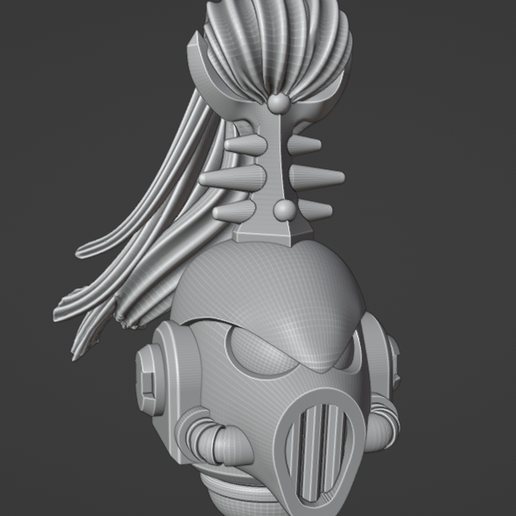 🛰 Chaos Space Warrior 'Child of the Emperor' Helmet・Free STL File for ...