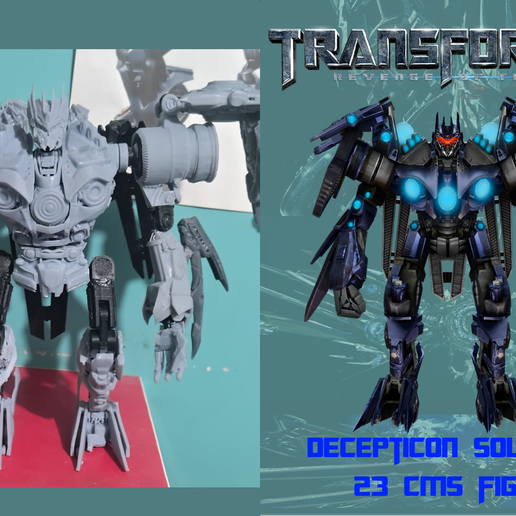 🤖 Transformers Soundwave Revenge Of The Fallen 23 cms Figure・ 3D File ...