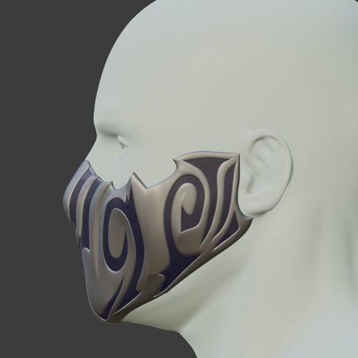 😈 Devil May Cry Dante Gilgameah Balrog mask 3D printable・ STL File for ...
