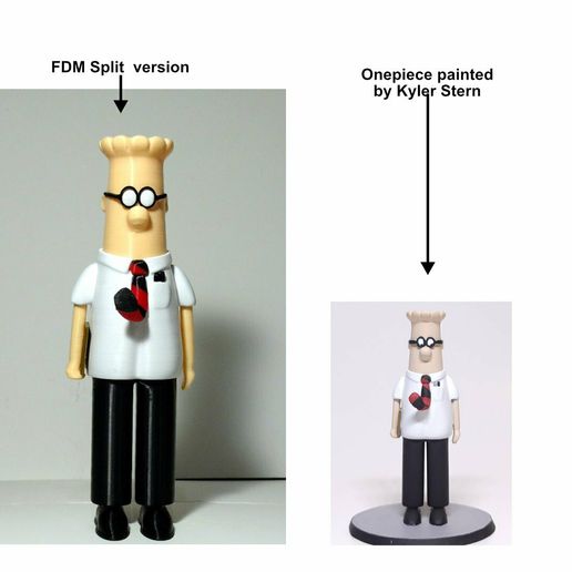 Free STL file Dilbert - Onepiece 👽 ・3D print object to download・Cults
