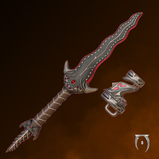 🗡️ Daedric Dagger - Oblivion Remastered・ STL File for 3D printing・Cults