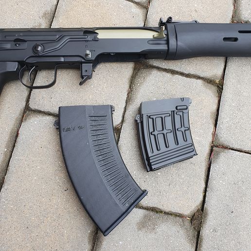 🔫 SVD LONG AIRSOFT MAGAZINE・ STL File for 3D printing・Cults