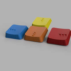 Archivo STL Low profile Keycaps for Keychron K3 Gateron WASD Gaming ⌨️ ...