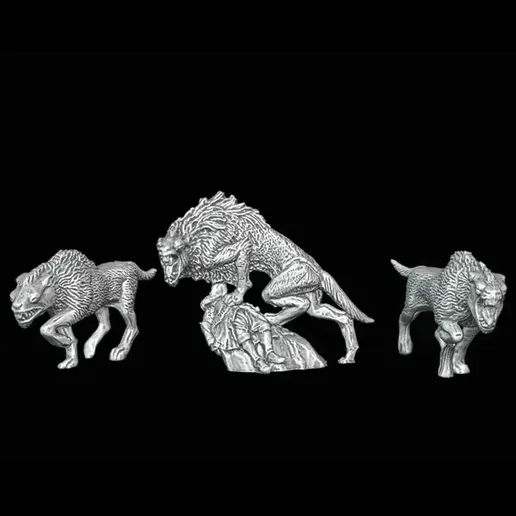 STL file The Wild Wolf STL Pack 🐺 ・3D printer model to download・Cults