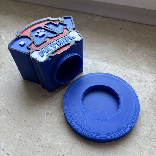 🐾 Paw Patrol money box・ STL File for 3D printing・Cults