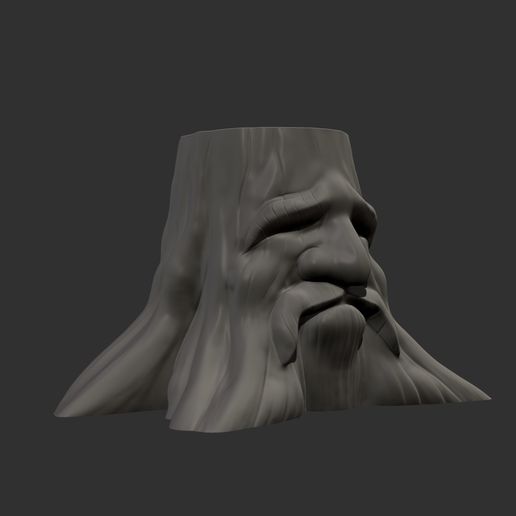 STL file Zelda - Deku tree planter 🌳 ・Model to download and 3D print・Cults